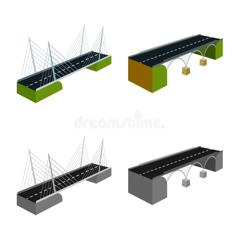 Vector Design of Connection and Design Sign. Set of Connection and Side ...