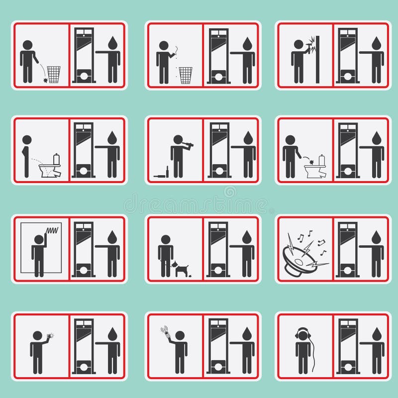 Toilet Rules Stock Illustrations – 316 Toilet Rules Stock Illustrations ...