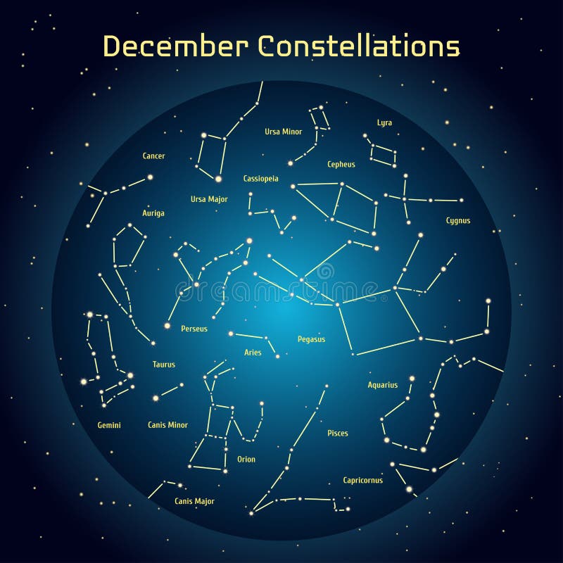Big Set of Vector 28 Constellations. Collection of Zodiac ...