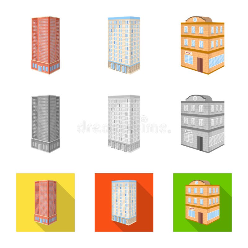 Vector Design of Construction and Building Symbol. Set of Construction ...