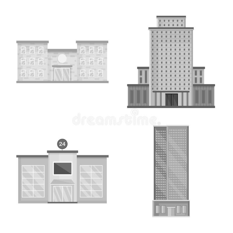 Vector Design of Construction and City Icon. Set of Construction and ...