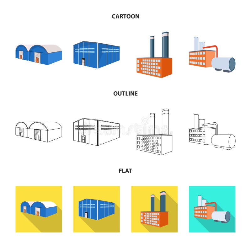 Vector Design of Construction and Equipment Icon. Collection of ...