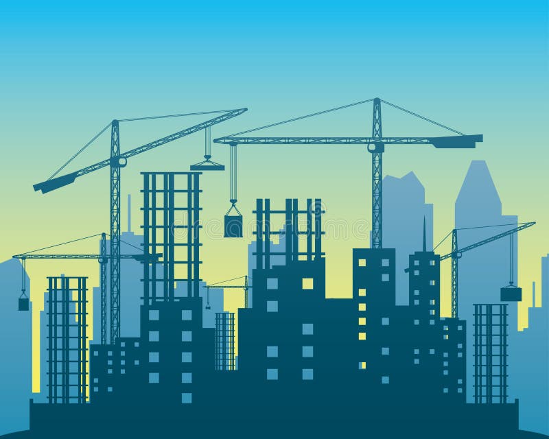 Vector Illustration. Construction. Stock Vector - Illustration of ...