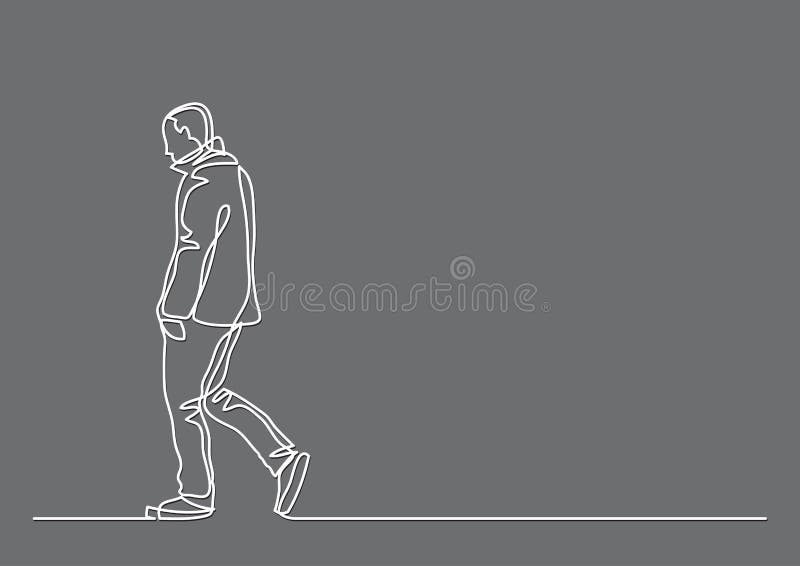 Lonely Walking Man Stock Illustrations – 1,359 Lonely Walking Man Stock ...