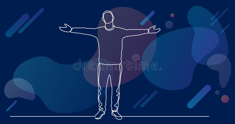 Arms Man Spreading Stock Illustrations – 247 Arms Man Spreading Stock ...