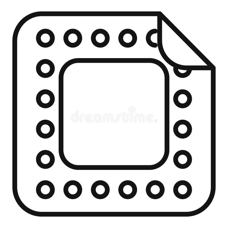 Vector Illustration of a Cookie Bite Icon Stock Vector - Illustration ...