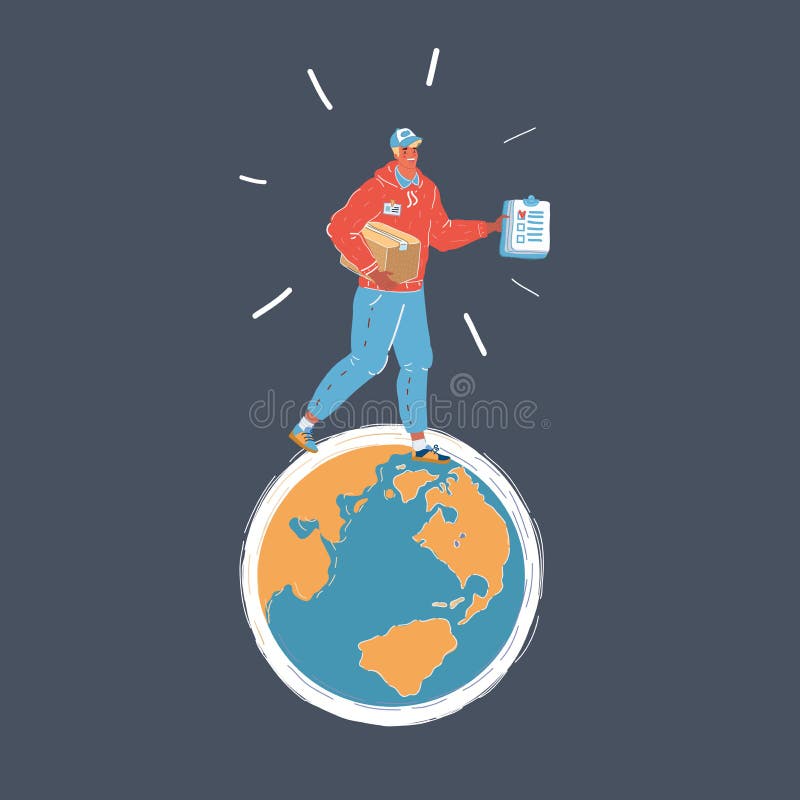 Map Walk Around World Stock Illustrations – 71 Map Walk Around World ...