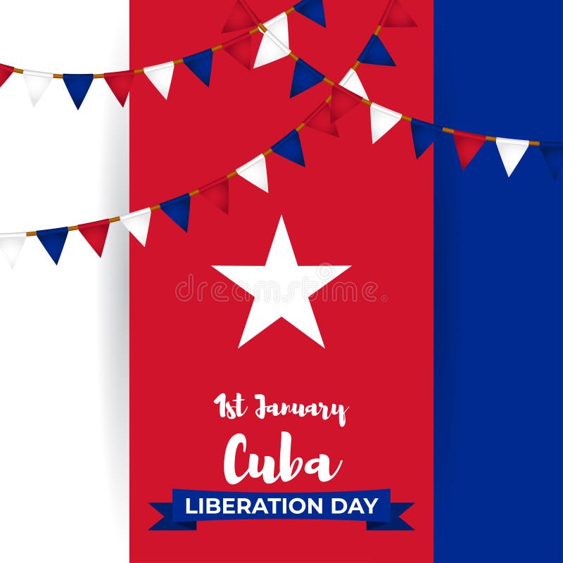 Vector Illustration for Cuba Liberation Day Stock Vector - Illustration ...
