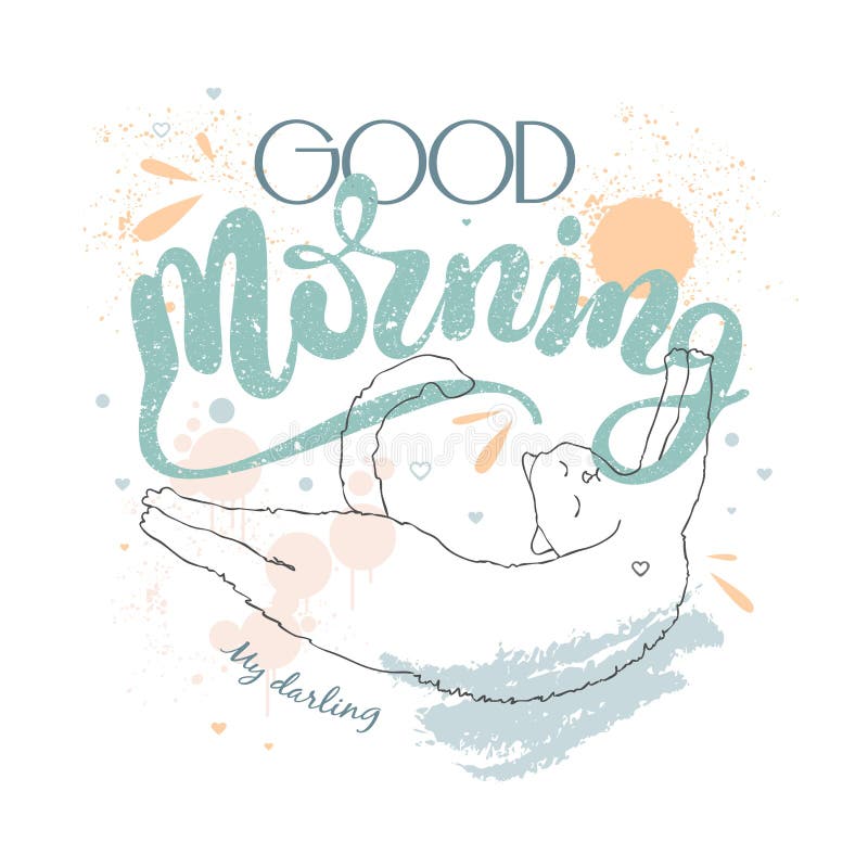 Morning Stretches Stock Illustrations – 172 Morning Stretches Stock ...