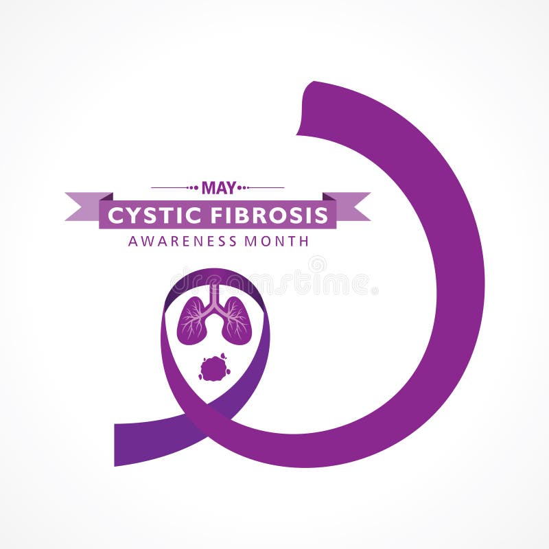 Vector Illustration Of Cystic Fibrosis Awareness Month Observed In May ... Vector Illustration Of Cystic Fibrosis Awareness Month Observed In May ...