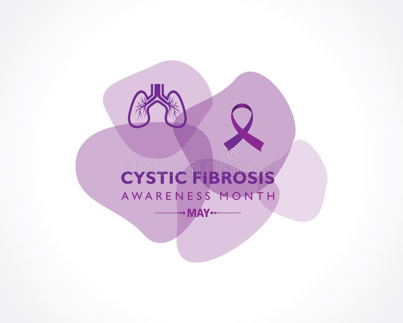 Vector Illustration Of Cystic Fibrosis Awareness Month Observed In May