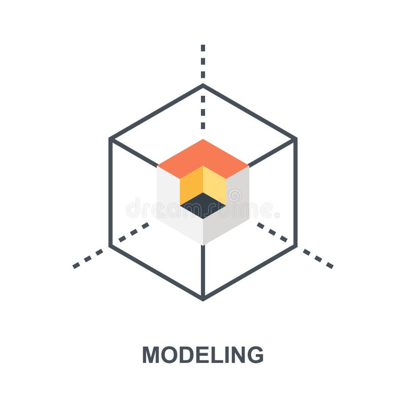 3D Modeling icon concept stock vector. Illustration of concept - 131332766 3D Modeling icon concept stock vector. Illustration of concept - 131332766