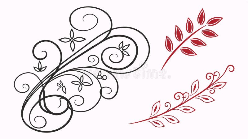 Decorative Swirl Text Design, Ornate Typography for Artistic Projects ...