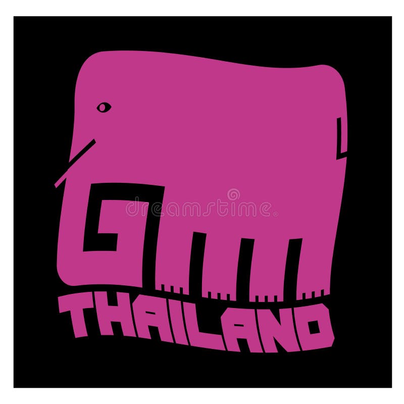 Vector Illustration Depicting an Asian Elephant Stock Vector ...