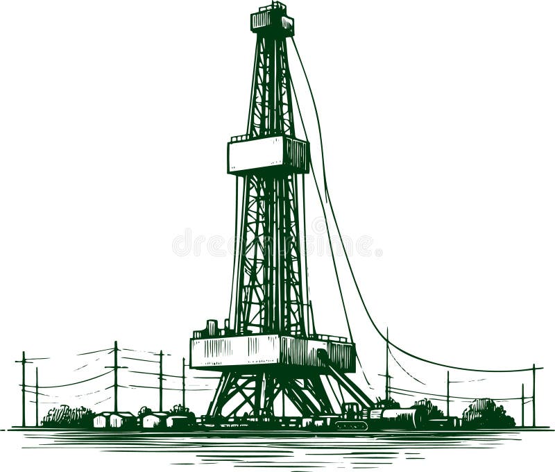 Gas Rig Illustration Stock Illustrations – 17,632 Gas Rig Illustration ...
