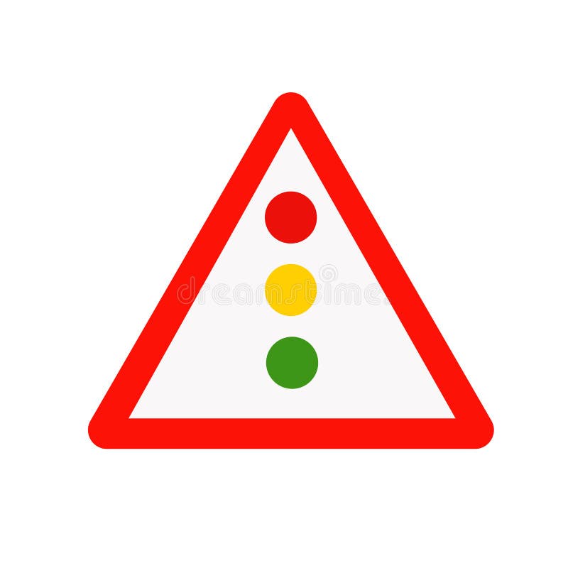Traffic Light Sign Vector Illustration. Stock Vector - Illustration of ...