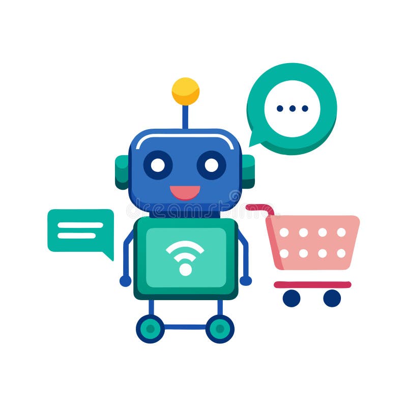 AI Shopping Assistant: Robot Helping with Online Shopping Experience ...