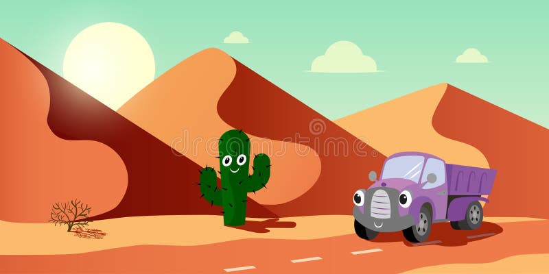 Desert stock illustration. Illustration of backdrop - 260125455