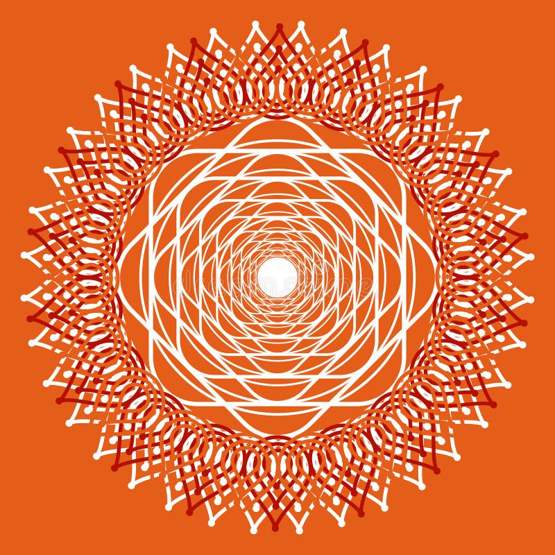 Vector Illustration Design Flower Abstract Style Structure Stock ...