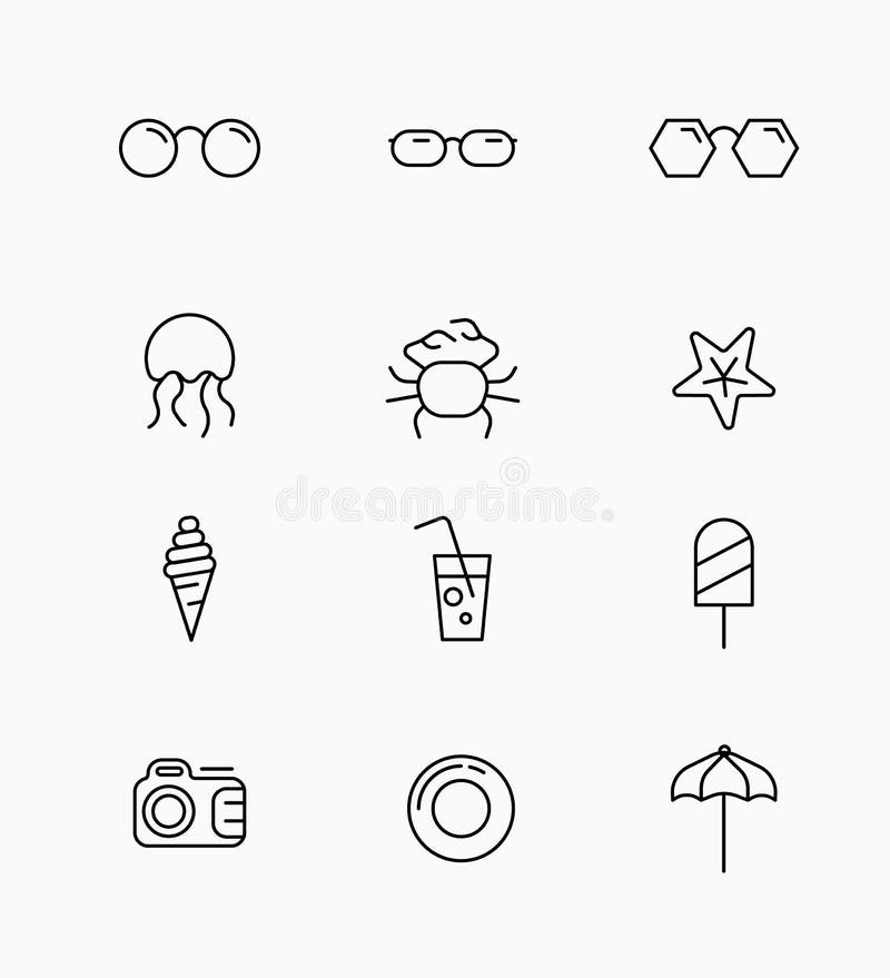 Linear Weekend Icon from Content Outline Collection. Thin Line Weekend ...