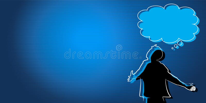 Vector Illustration Design of a Man Stretching His Arms Facing the ...