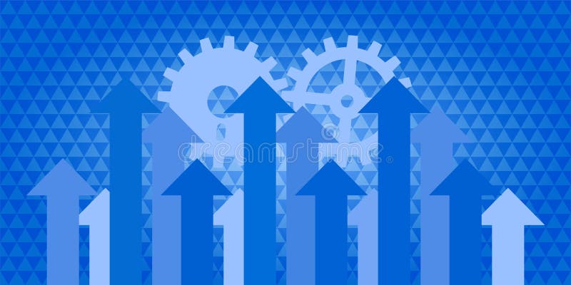 Vector Illustration Design of Management Process Improvement and Growth ...