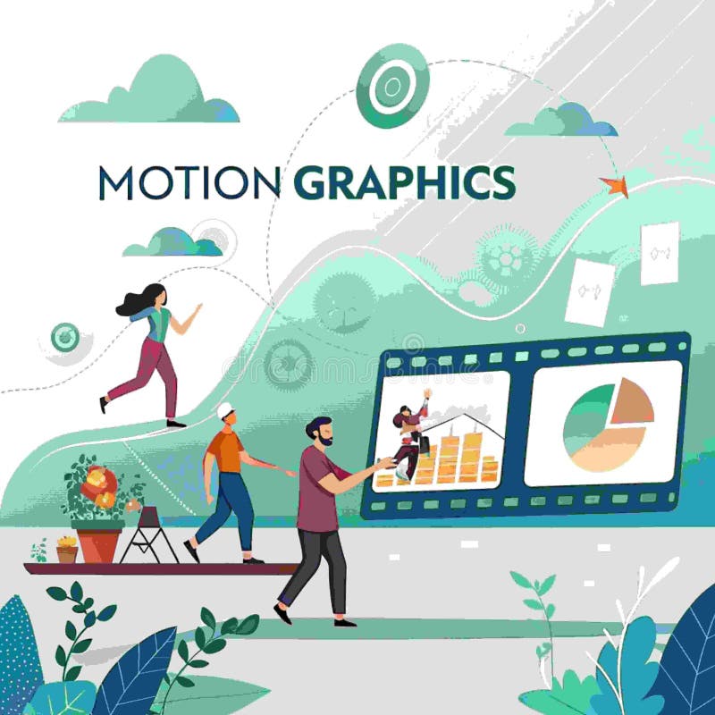 Vector Illustration Motion Graphics Design Stock Illustration ...