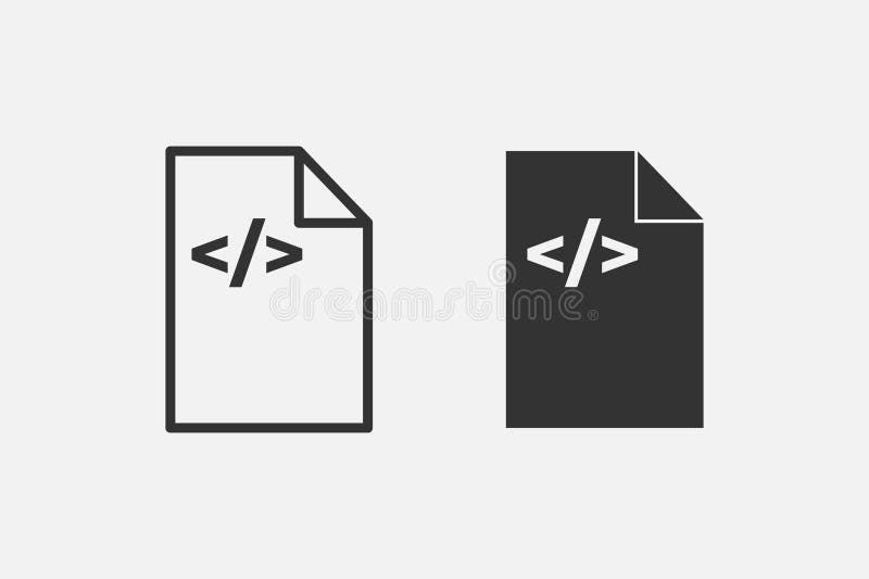 Vector Illustration of Development Icon on Grey Background Stock Vector ...