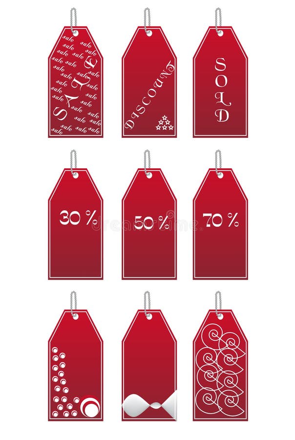 Different price tags stock vector. Illustration of environmental - 25446313