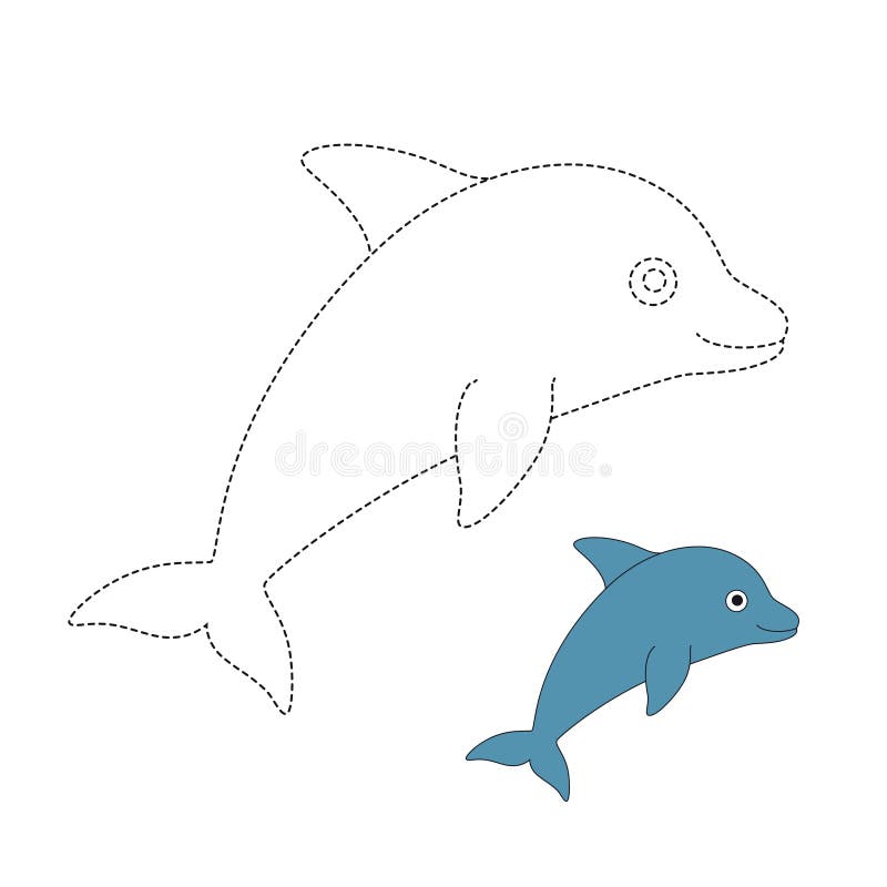 Dotted Dolphin Stock Illustrations – 44 Dotted Dolphin Stock ...