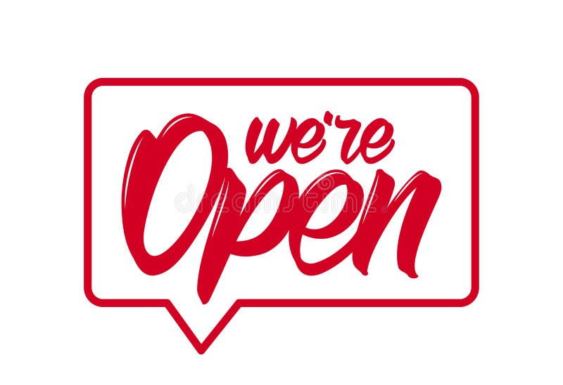 Yes Re Open Sign Stock Illustrations – 171 Yes Re Open Sign Stock ...