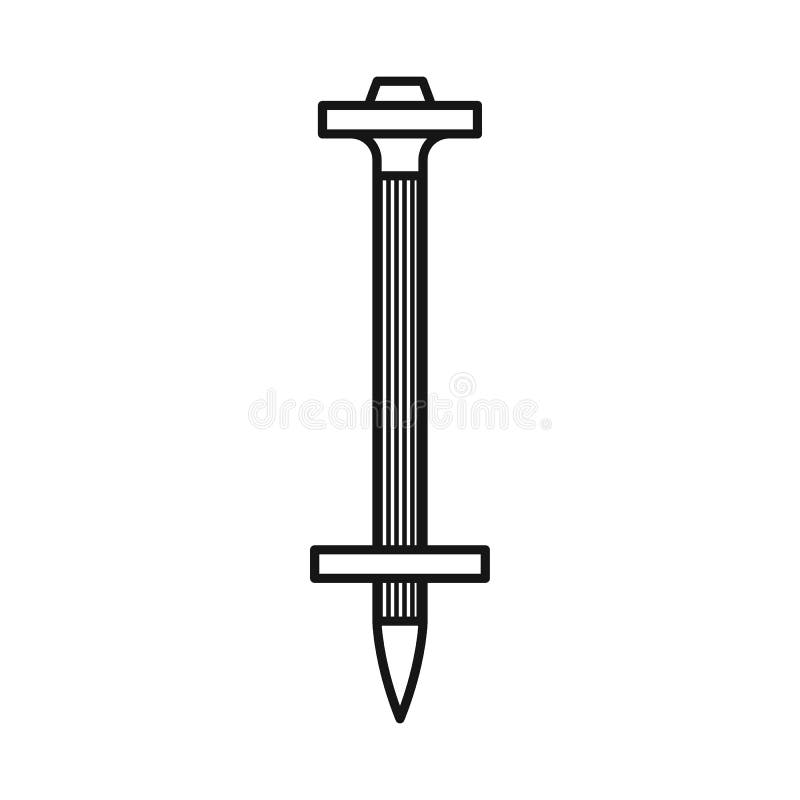 Vector Illustration of Dowel and Logo. Web Element of Dowel and Srew ...