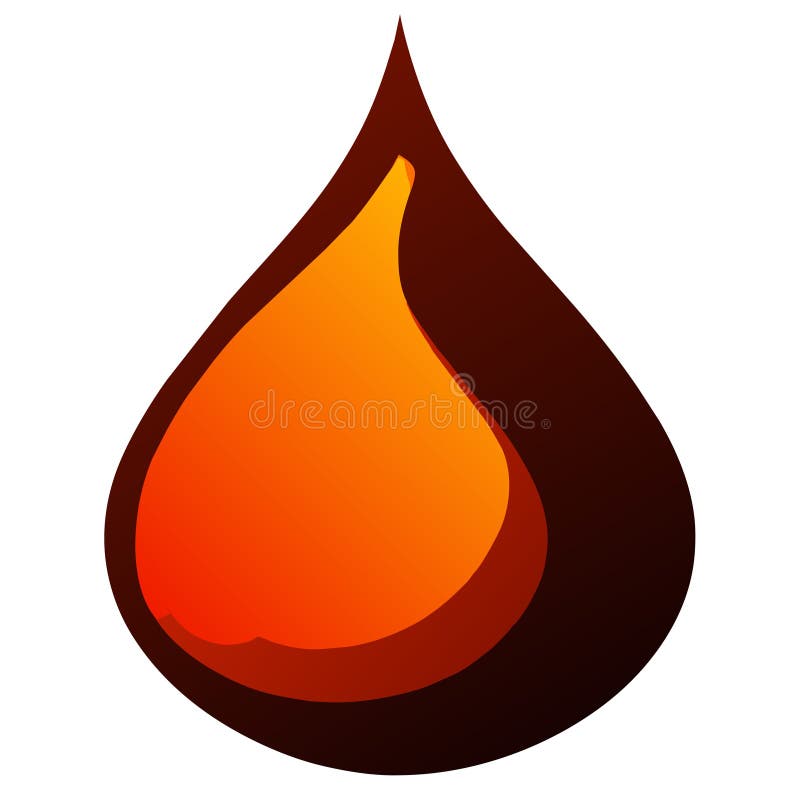 A Vector Illustration of a Drop of Blood in a Flat Style. AI Generated ...