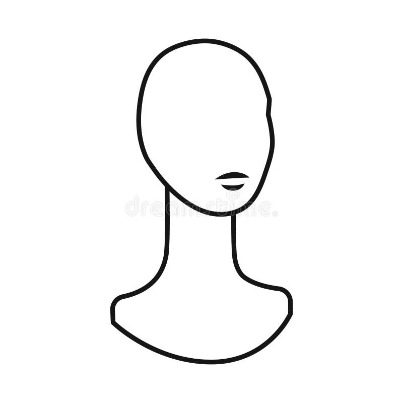 Vector Design of Dummy and Bust Symbol. Graphic of Dummy and Female ...