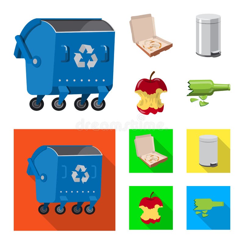 Vector Illustration of Dump and Sort Symbol. Set of Dump and Junk Stock ...