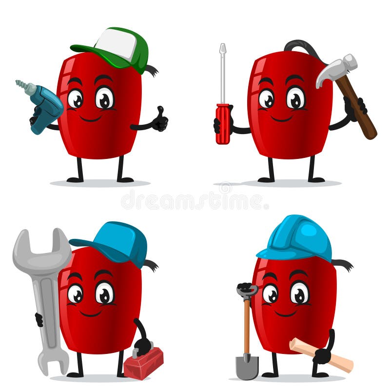 Vector Illustration of Dynamite Character or Mascot Stock Photo ...