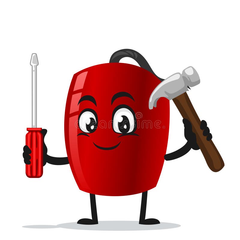 Vector Illustration of Dynamite Character or Mascot Stock Image ...