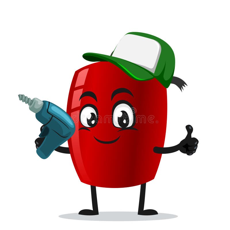 Vector Illustration of Dynamite Character or Mascot Stock Image ...