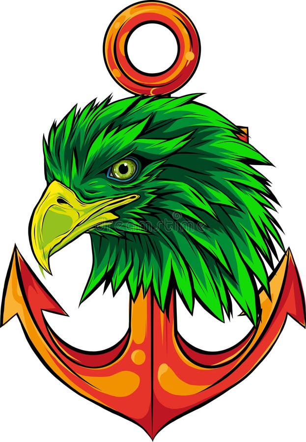 Eagle Anchor Tattoo Stock Illustrations – 75 Eagle Anchor Tattoo Stock ...