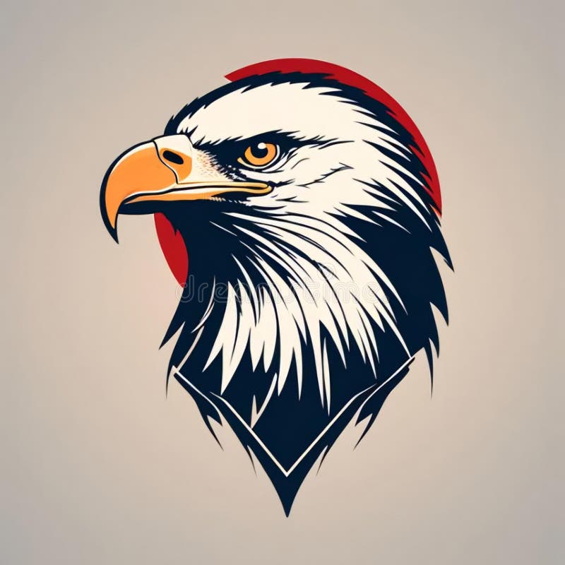 Vector Illustration of an Eagle, Logo, Mascot, Graphics Design , Logo ...