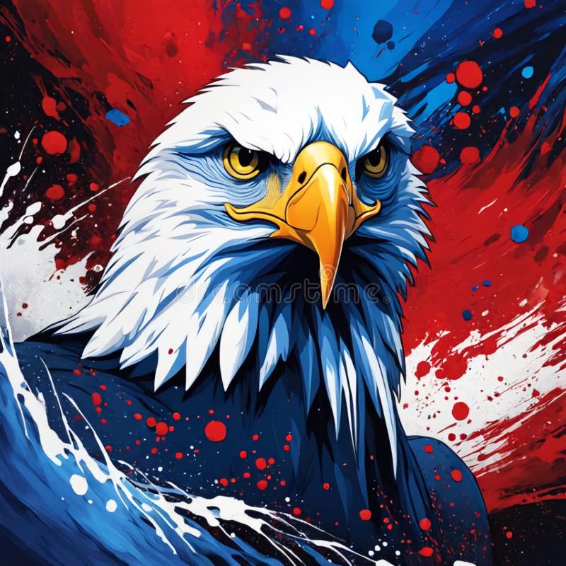 Vector Illustration of an Eagle, Logo, Mascot, Graphics Design , Logo ...