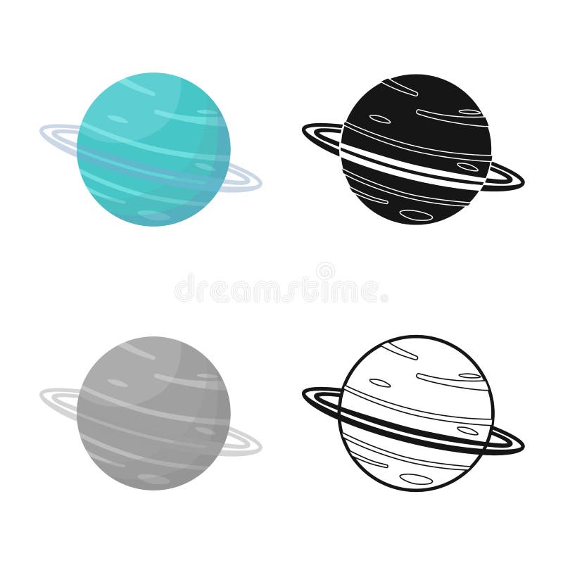 Vector Illustration of Earth and Star Icon. Web Element of Earth and ...