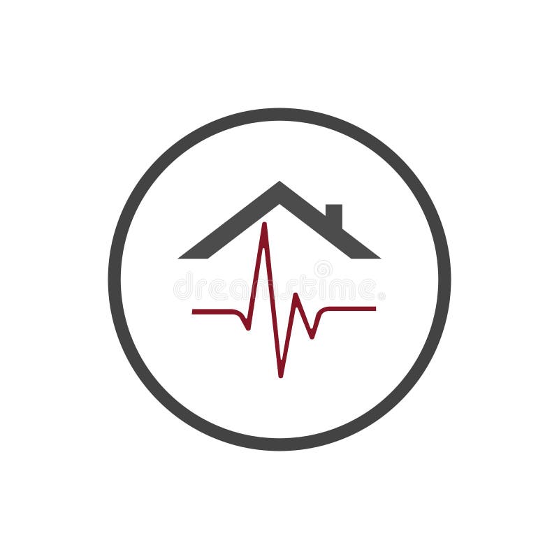 Vector Illustration of Earthquake Logo Icon Design Template Stock ...
