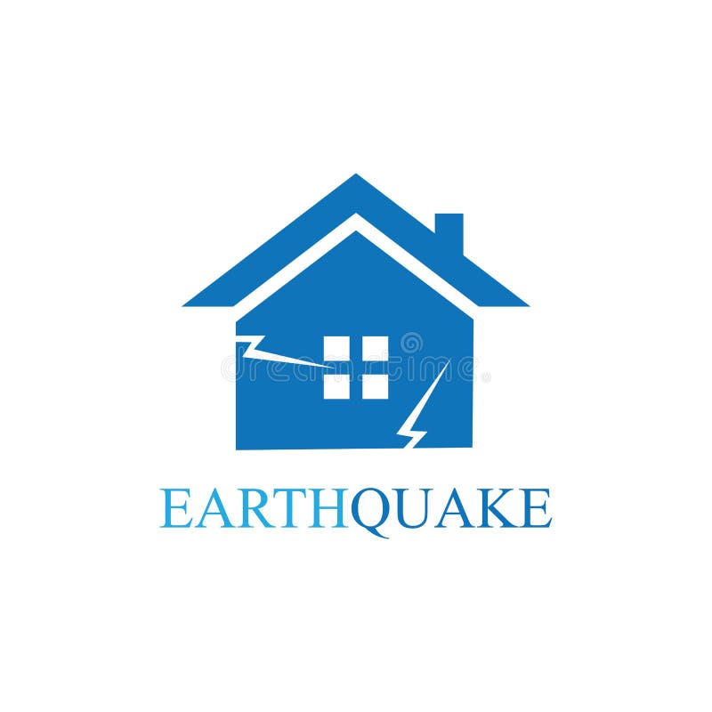 Vector Illustration of Earthquake Logo Icon Design Template Stock ...