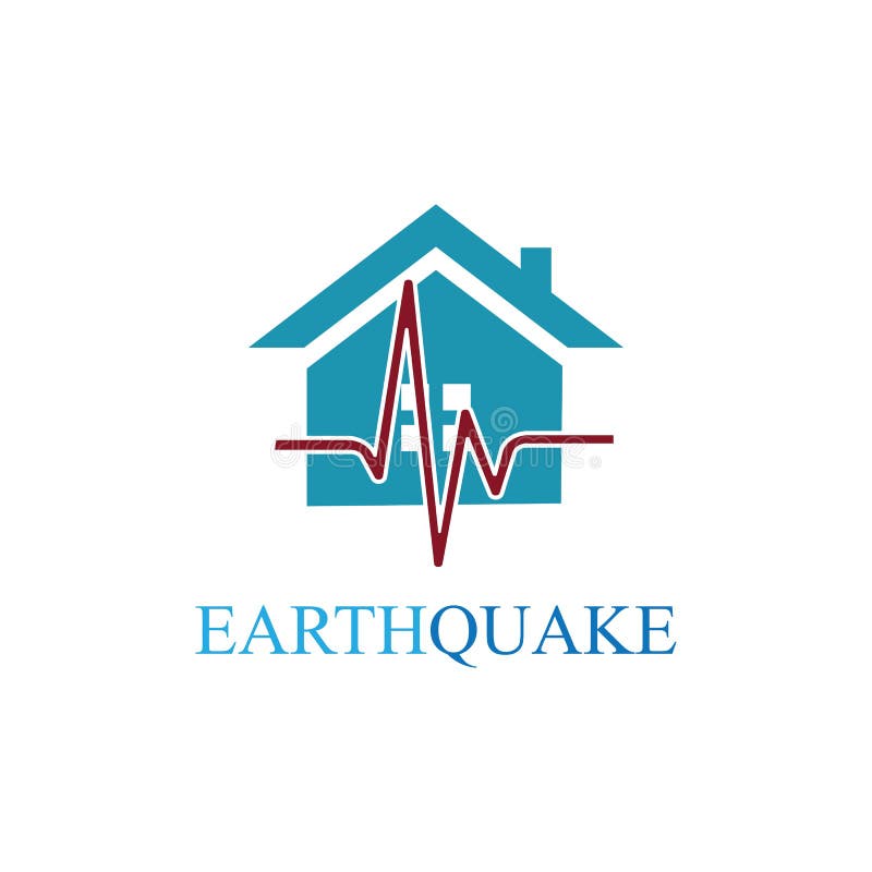 Vector Illustration of Earthquake Logo Icon Design Template Stock ...