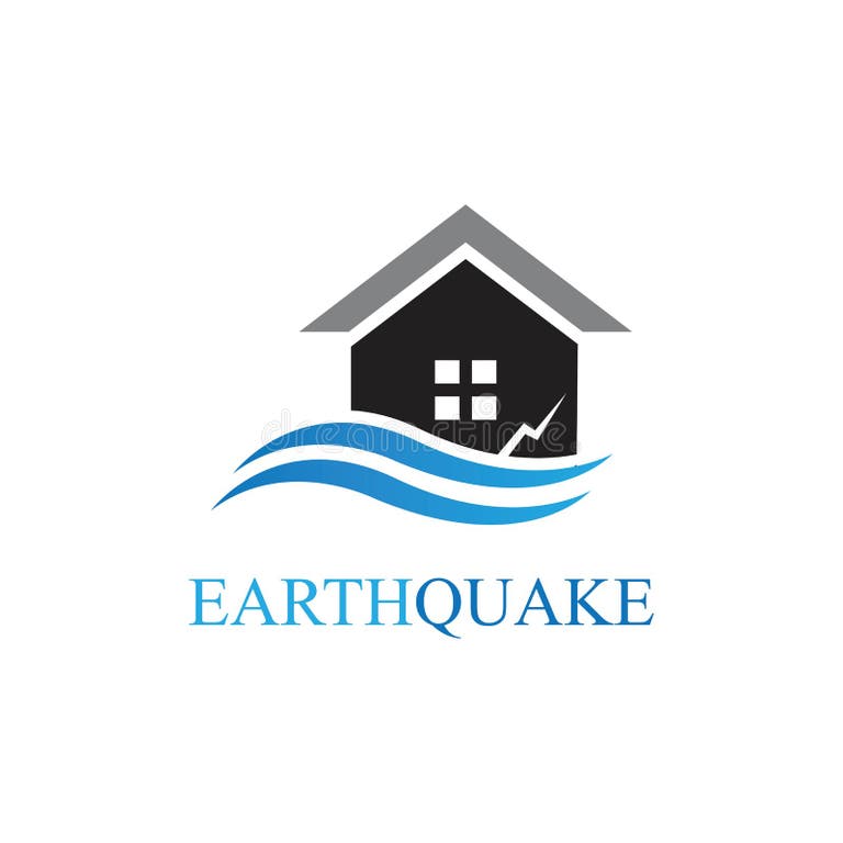 Vector Illustration of Earthquake Logo Icon Design Template Stock ...