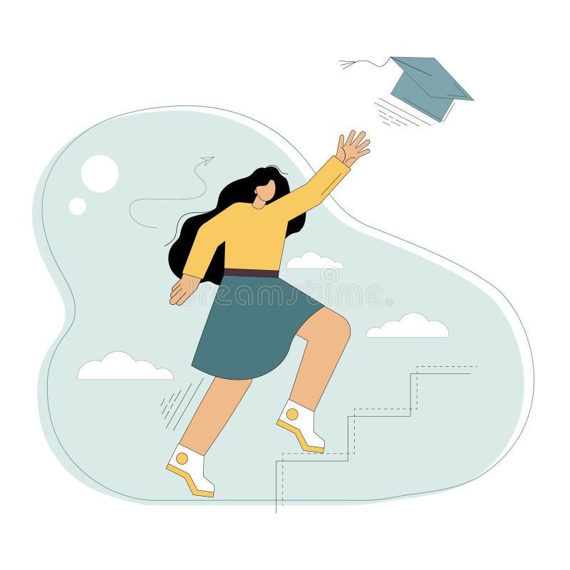 Education. Commitment To Education. Training Courses Stock Vector - Illustration of ladder ...