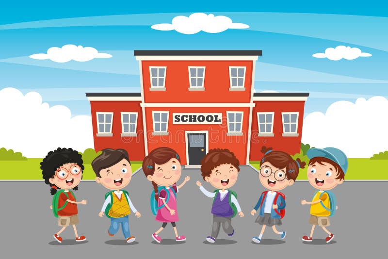 Vector Illustration of Education Elements Stock Vector - Illustration ...