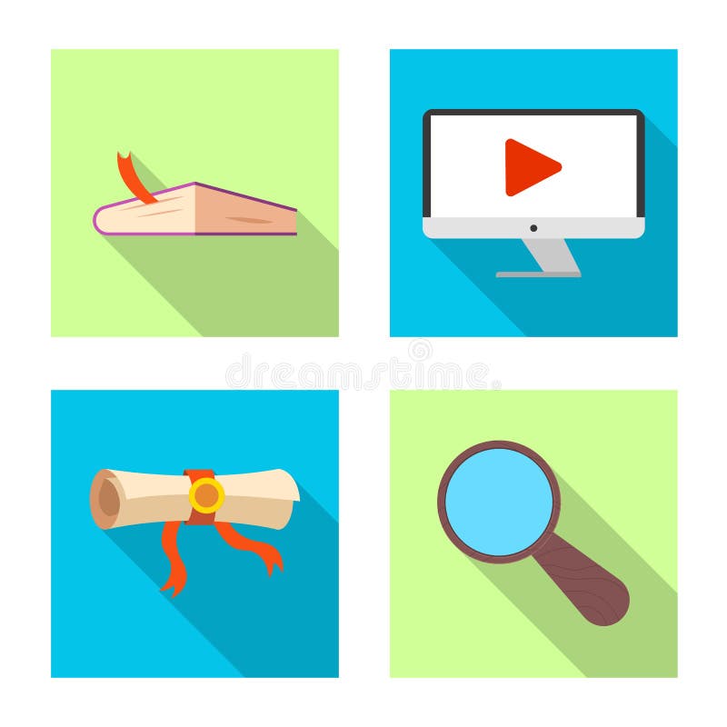 Vector Design of Education and Learning Logo. Set of Education and ...