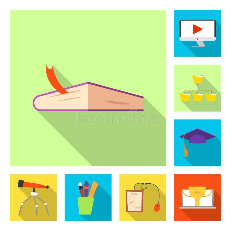 Vector Design of Education and Learning Symbol. Collection of Education ...